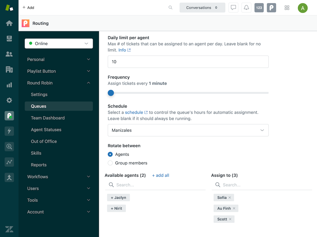 Routing App Integration with Zendesk Support